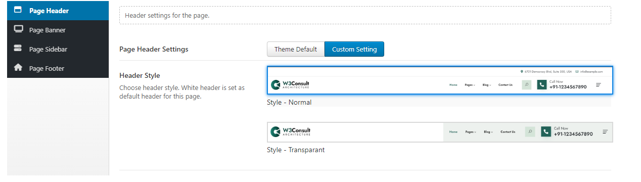 W3Consult - Architecture Theme